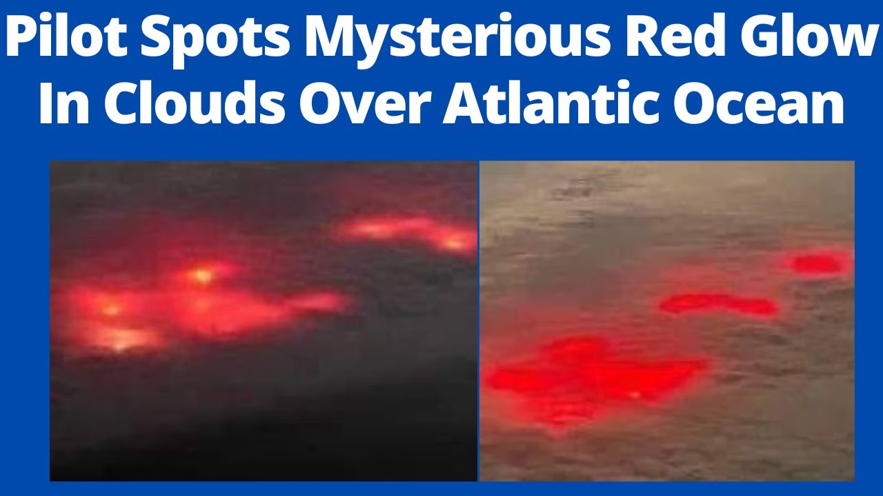 Unraveling the Mystery Behind the Red Glow Over the Atlantic Ocean